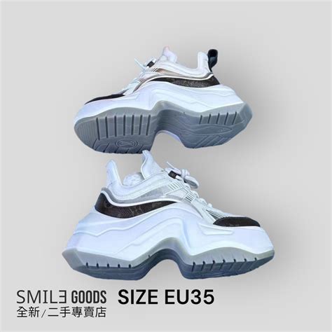 Smile Louis Vuitton Lv 老爹鞋20 黑白老花 蝦皮購物