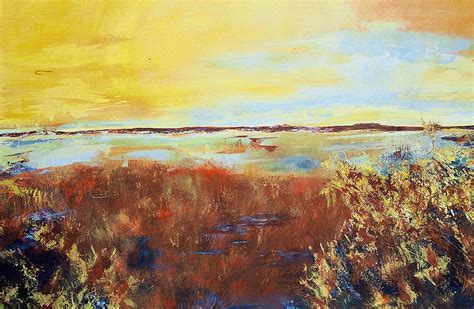 Brillant Sunset Painting By Barbara Sarvis Pixels