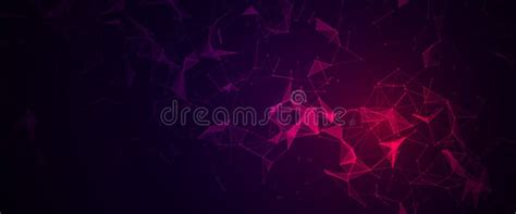 Vector Futuristic Technology Background Digital Network Concept Big