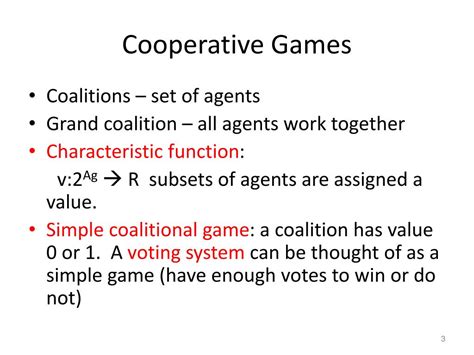 Ppt Cooperative Coalitional Game Theory Powerpoint Presentation Free