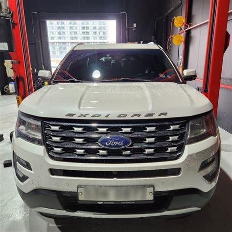 부산 기장 일광 포드 익스플로러 23 잔유 제거 엔진오일 교환 와이퍼 에어컨 필터 교환 기장 자동차 정비 수입차 정비 네이버 블로그