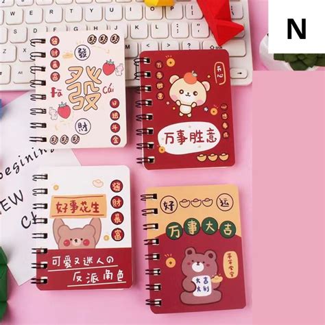 Jual Kp115 Buku Tulis Mini A7 Motif Kartun Notebookring A7 Mini