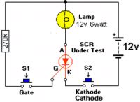 SCR Testing Circuit