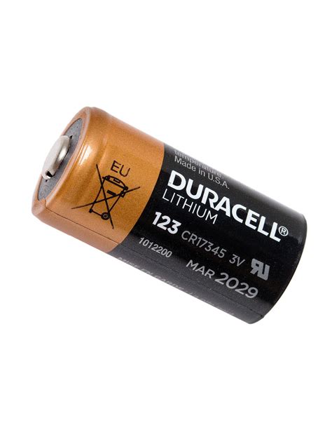 CR123A bateria de lítio 3V Duracell Lithium embalagem industrial