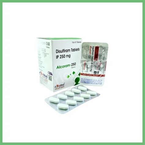 Disulfiram 250 Tablet For Personal 1 Od With Meal In The Morning At