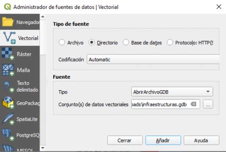 Cómo abrir geodatabases mdb y gdb con QGIS MappingGIS