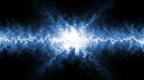 Blue Digital Electric Futuristic Matrix Light Effect Stock Footage