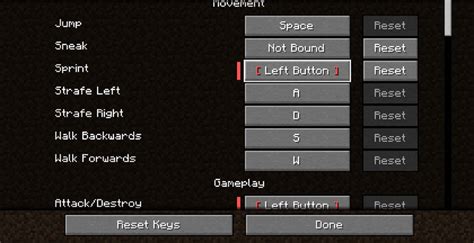 Keybind Help R Minecraft