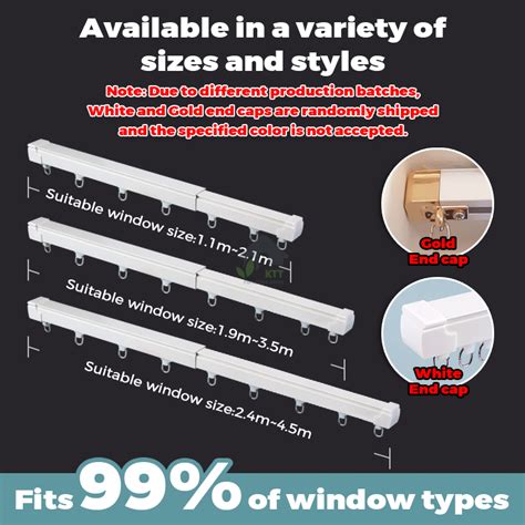 Langsir Rod Curtain Track Rail Batang Langsir Curtain Rod Extendable