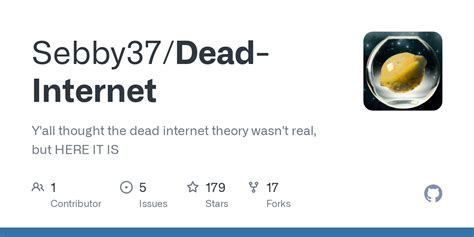 Github Sebby37dead Internet Yall Thought The Dead Internet Theory