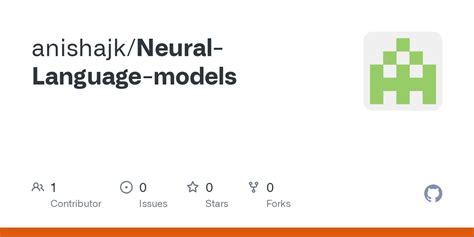 GitHub Anishajk Neural Language Models