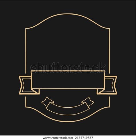 Vector Vintage Label Frame Design Element Stock Vector Royalty Free