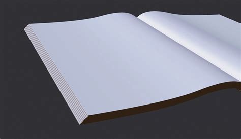 Opened Book 3d Model 3d Printable Cgtrader