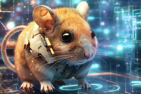 Premium Ai Image A Digital Mouse From Artificial Intelligence