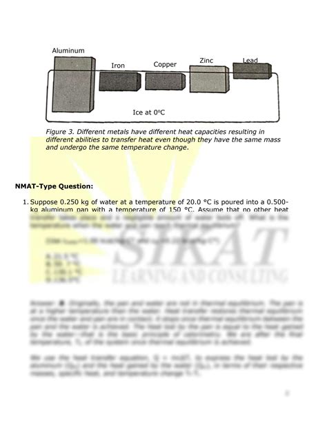 Solution Heat Transfer Equation Heat Capacity Specific Heat Studypool