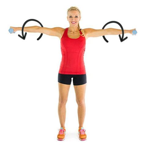 Arm Circles With Dumbbells