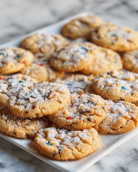 Lazy Cake Cookies Cooked By Sarah