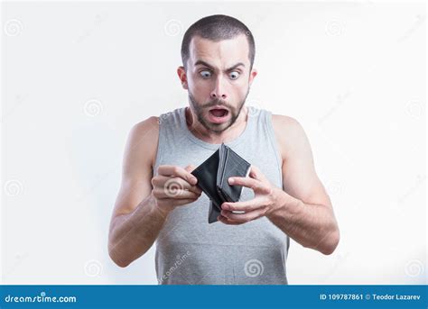 Completely Broke Man Stock Image Image Of Face Price 109787861