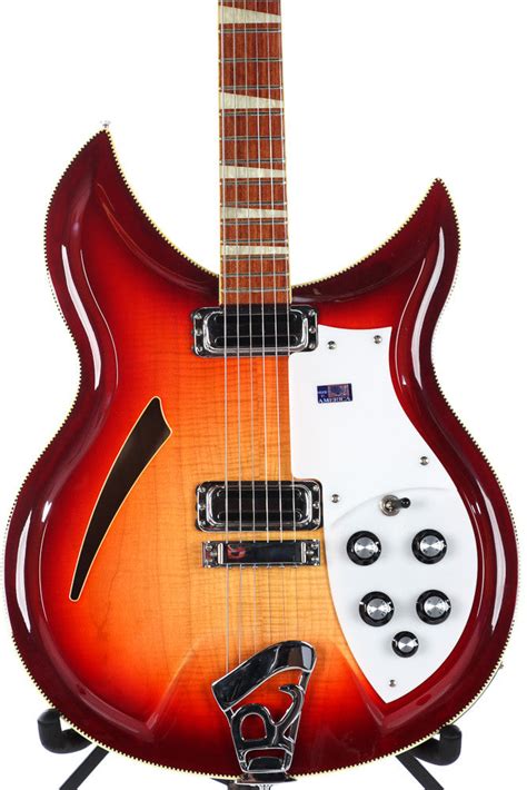 2011 Rickenbacker 381v69 6 String Fireglo Guitar Chimp