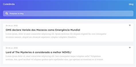 Github Lucasoliveira Blogpage Challenge Created By Iuricode We Had To Develop A Simple Blog