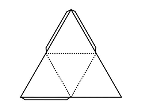 Tetrahedron Template Printable