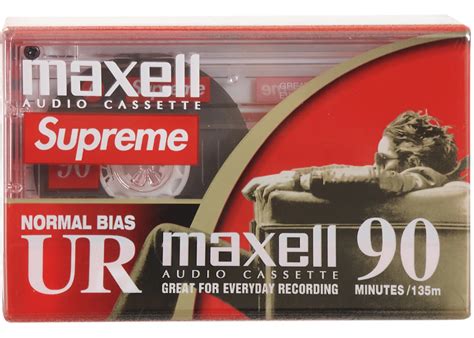 Supreme Maxell Cassette Tapes 5 Pack Clear Fw23 Us