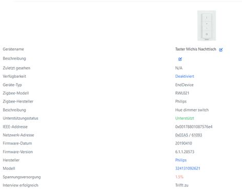 Missing Actions In Mqtt From Hue Dimmer Switch Configuration Home