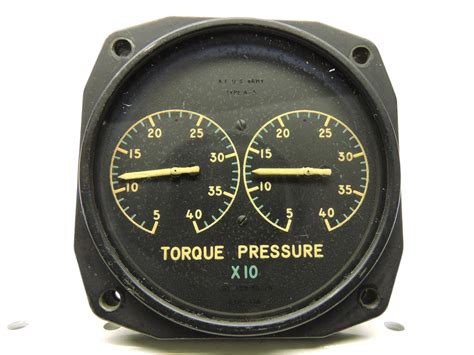 Torque Pressure Indicator Dual Engine Bendix 21002 37a 16 A1 Aeroantique