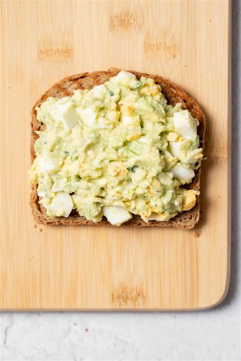 Easy Avocado Egg Salad Sandwich Healthy Fitness Meals