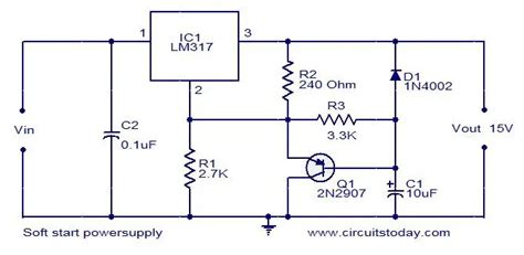 Soft Start Circuit Using Mosfet