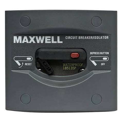 Maxwell Circuit Breaker Isolator Panel 80 Amp Circuit Breakers