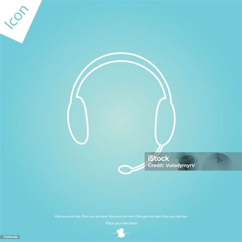 헤드폰 꺾은선형 아이콘크기 Dj에 대한 스톡 벡터 아트 및 기타 이미지 Dj 녹음 장비 머리 Istock