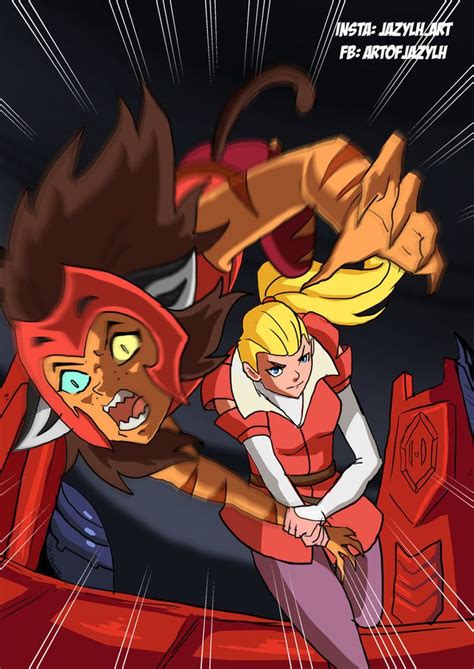 Adora Vs Catra By Jazylh On Deviantart She Ra Princess Of Power