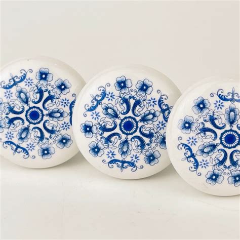 Blue Drawer Pull Etsy