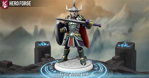 Tloz Adult Link Made With Hero Forge