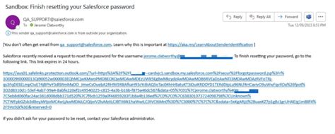 Why Does My Salesforce Password Reset Link Expire Immediately