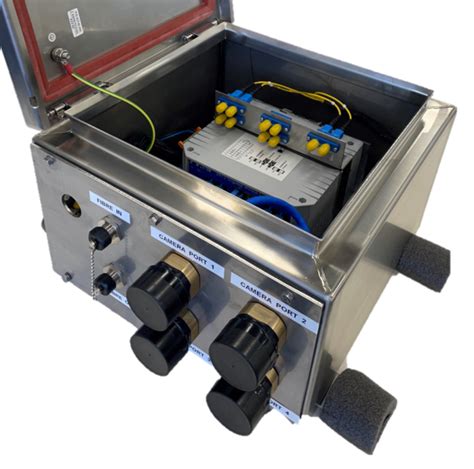 Intrinsically Safe GBit Ethernet Media Marshalling Enclosure IP Demo Automated Control