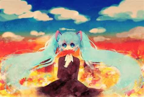 Hatsune Miku Vocaloid Drawn By Amesawa Mokke Danbooru