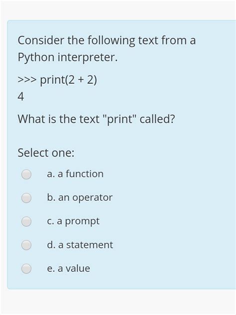 Solved What Is The Output Of The Following Python Chegg