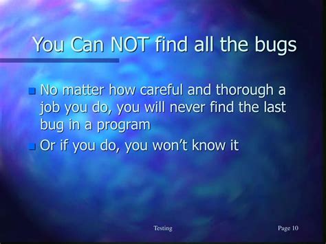 Testing More In Cs Ppt Download