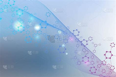 大数据可视化背景。现代未来虚拟抽象背景。科学网络格局，连接线与点。全球网络连接。