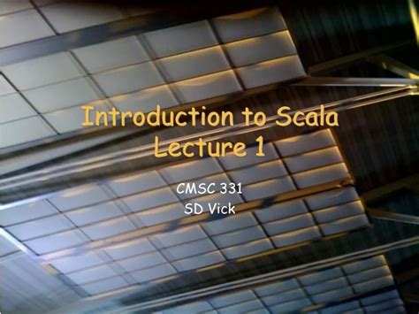 Ppt Introduction To Scala Programming Language Powerpoint Presentation Id9405853