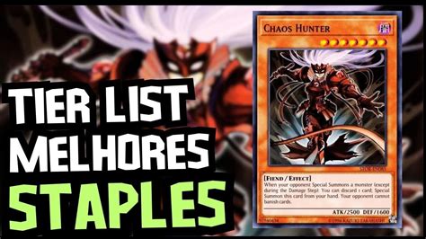 TIER LIST MELHORES STAPLES PARA O FORMATO Yu Gi Oh Duel Links YouTube
