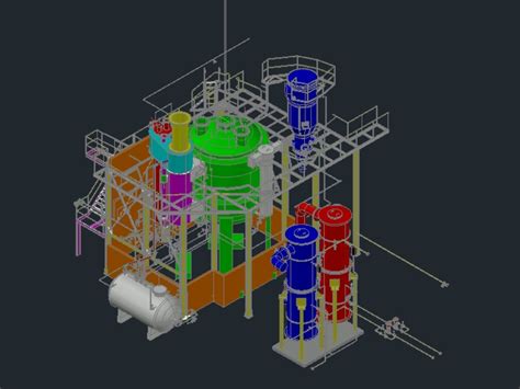 Industrial Chemical Reactor Full 3d Installation 14 89 Mb Bibliocad