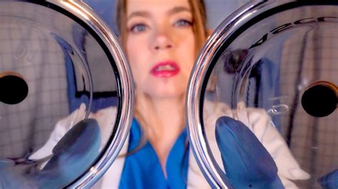 Asmr Hospital Audiologist Ear Exam Cupping Ear Ultrasound Laser