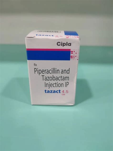 Tazact 4 5 Gm Injection At Rs 225 Vial Inj Piperacillin Tazobactam In Pune Id 27600808397