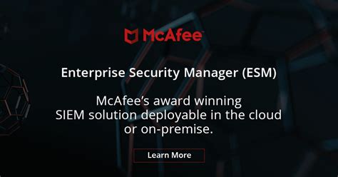 Mcafee Experts Show How Barriers To Security Operations Success Are Readily Removed With Esm
