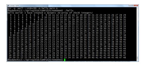 Solved I Need To Make A Dynamic D Array Of X Integers Chegg Com