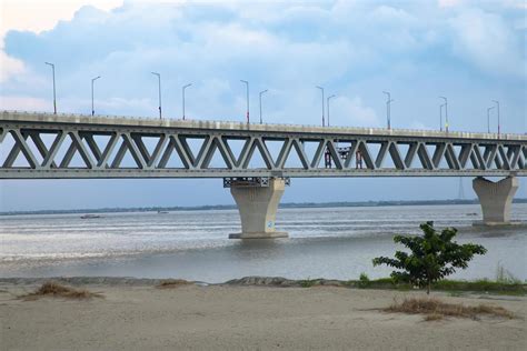 Padma Multipurpose Bridge At Padma River In Bangladesh 10395234 Stock