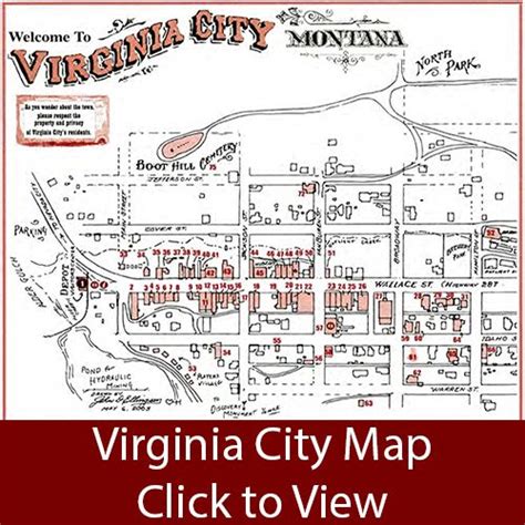 Stay And Play In History Explore Legendary Virginia City And Nevada City Montana Map Of
